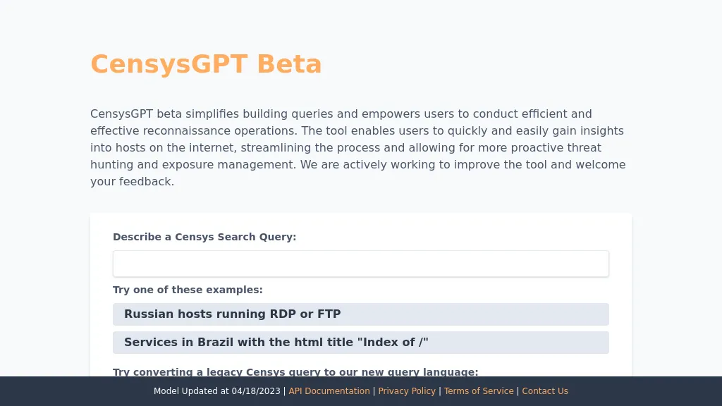 Censys GPT Beta Full Review & Comparisons | Nextool.ai