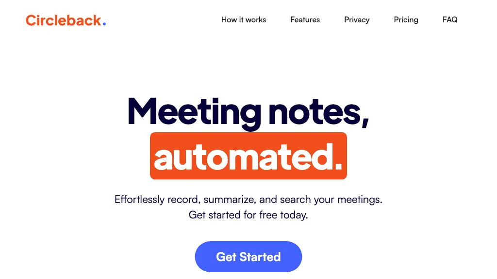 Circleback.ai Full Review & Comparisons | Nextool.ai