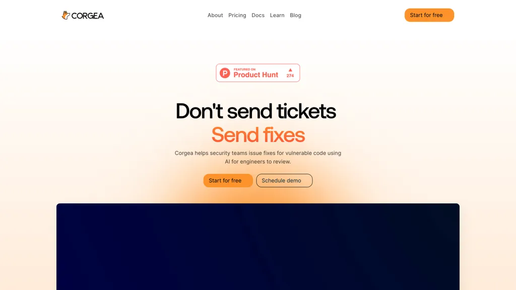 Corgea Full Review & Comparisons | Nextool.ai