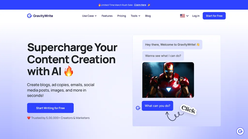 Gravity Write Full Review & Comparisons | Nextool.ai