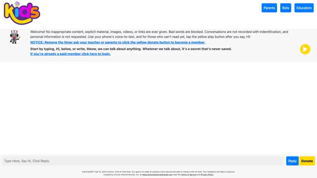 Kids ChatGPT Full Review & Comparisons | Nextool.ai