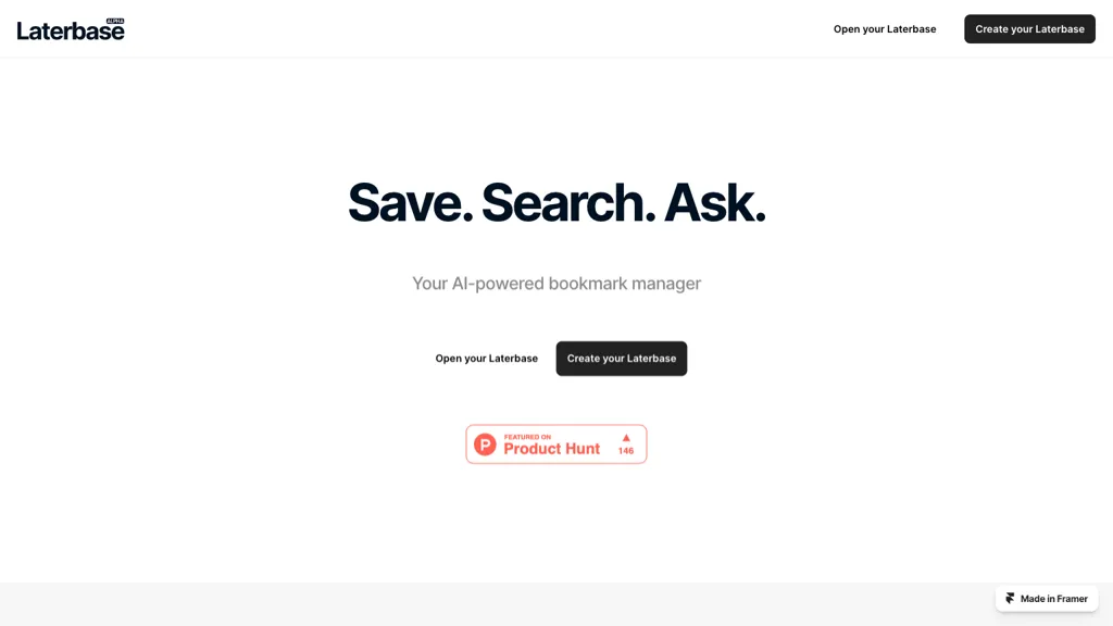 Laterbase Full Review & Comparisons | Nextool.ai