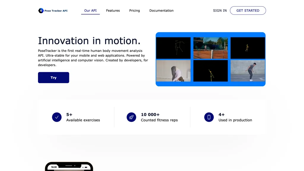 PoseTracker API Full Review & Comparisons | Nextool.ai