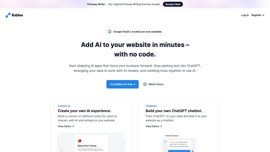 Rubber.ai Full Review & Comparisons | Nextool.ai