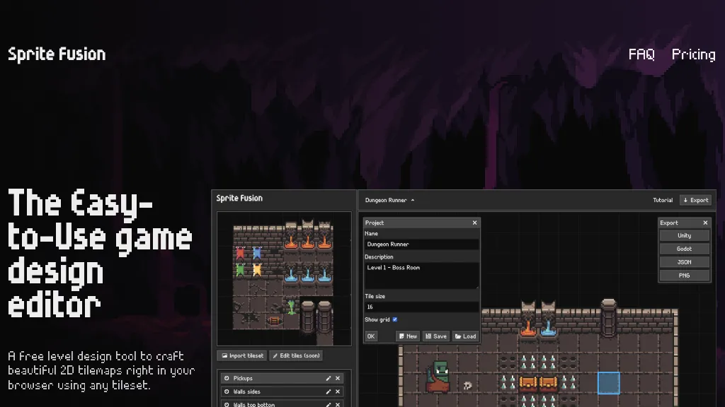 Sprite Fusion Full Review & Comparisons | Nextool.ai