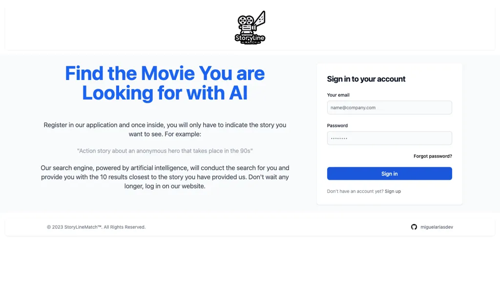 StoryLineMatch Full Review & Comparisons | Nextool.ai