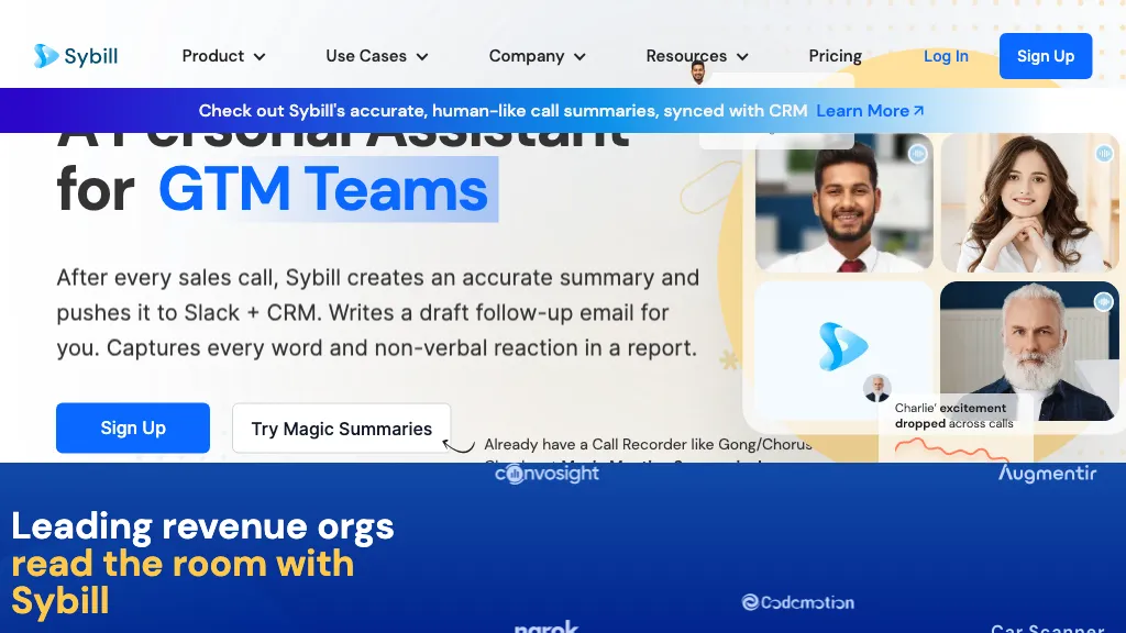 Sybill Full Review & Comparisons | Nextool.ai