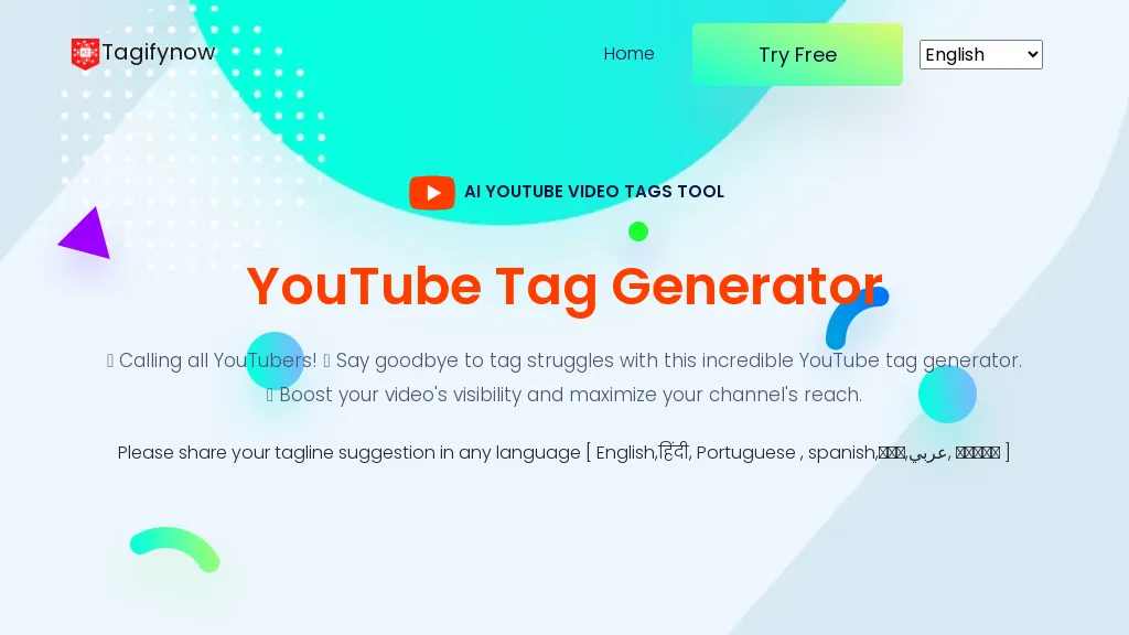 TagifyNow - YouTube Tag Generator Full Review & Comparisons | Nextool.ai